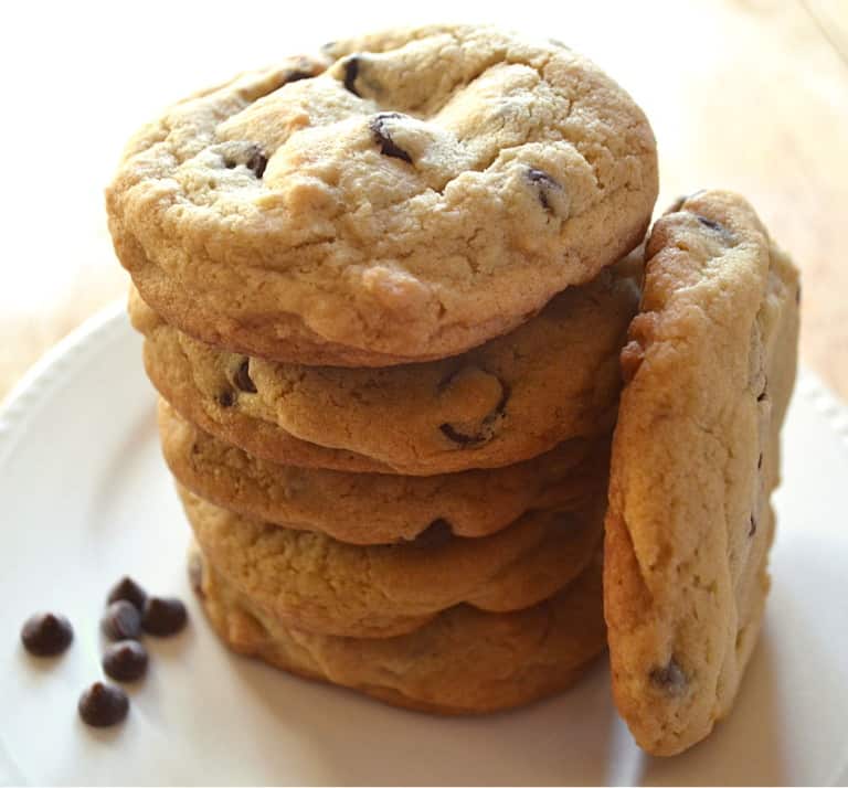 Big Fat Chewy Chocolate Chip Cookies - Crafty Cooking Mama
