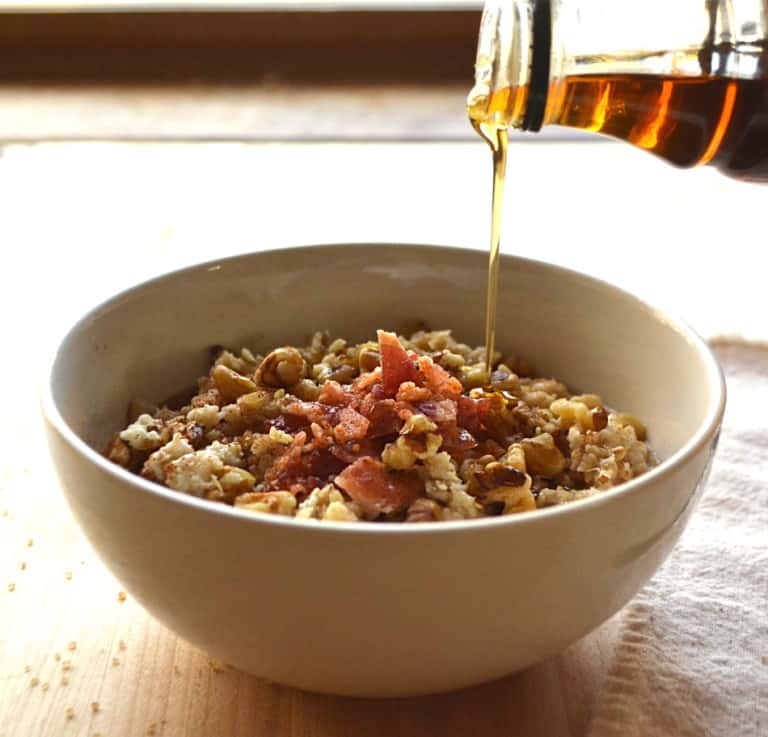 Bacon Oatmeal - Crafty Cooking Mama