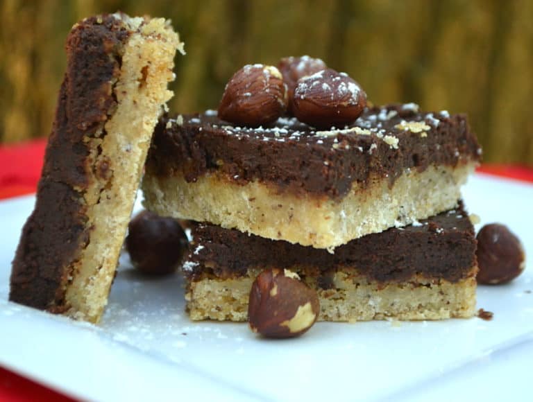 Chocolate Hazelnut Bars - Crafty Cooking Mama