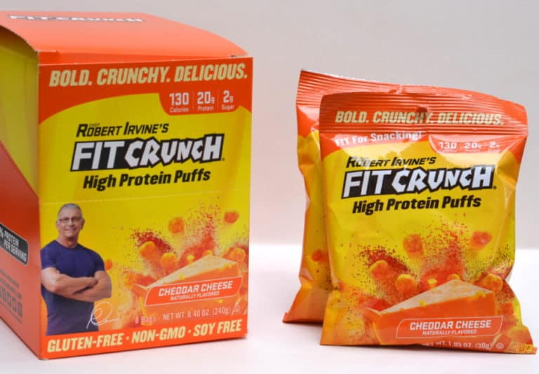 Product Review - FITCRUNCH Cheddar Cheese High Protein Puffs - Crafty ...
